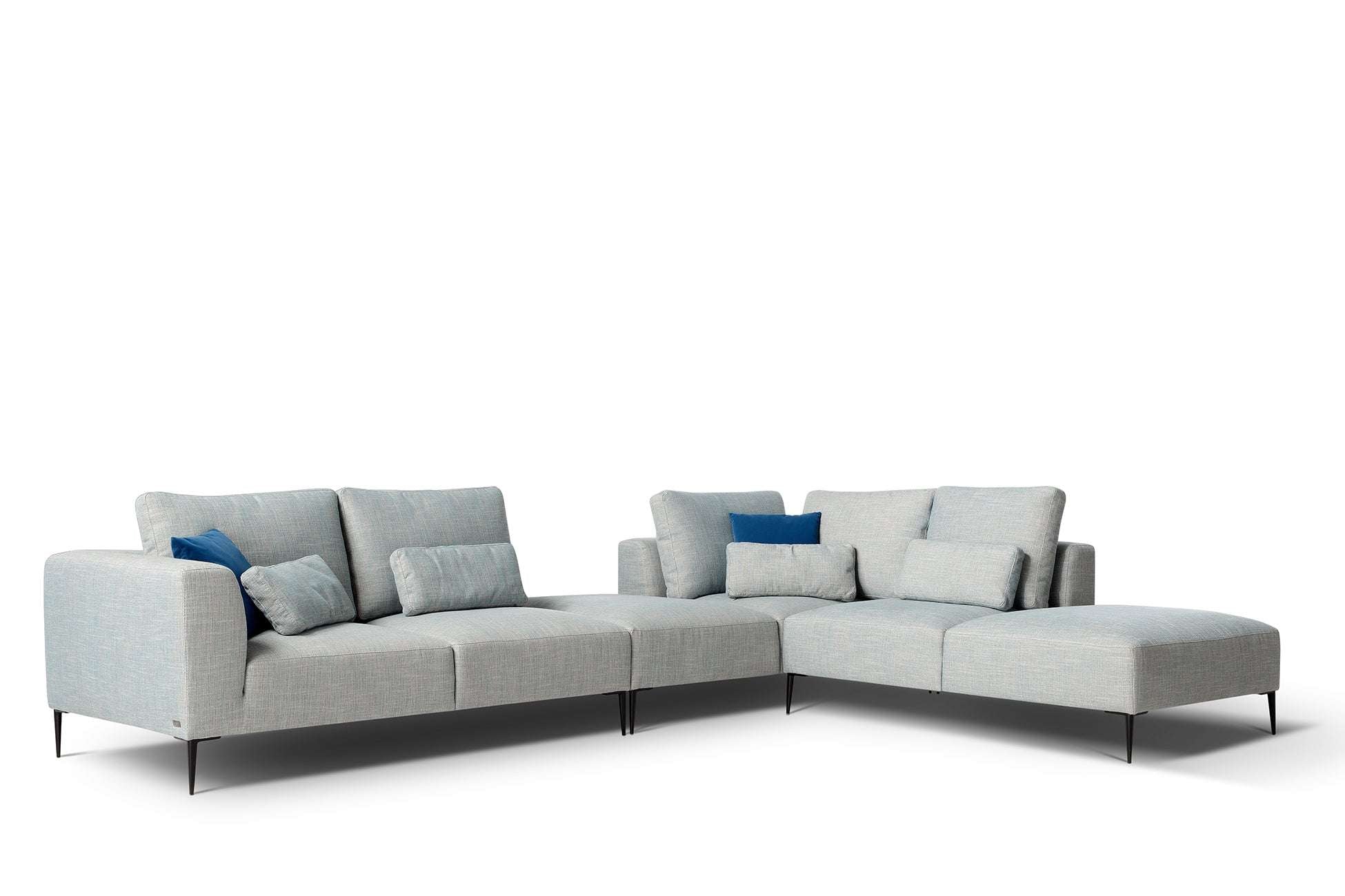 Stoff Ecksofa Liverpool - Modernes Design trifft Komfort – moebeloutlet.de